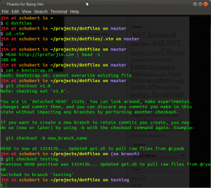dotfiles backup using GitHub • I Prefer Jim